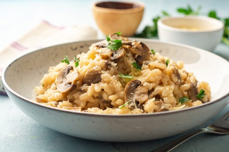 Receita de risoto de funghi simples e sofisticada